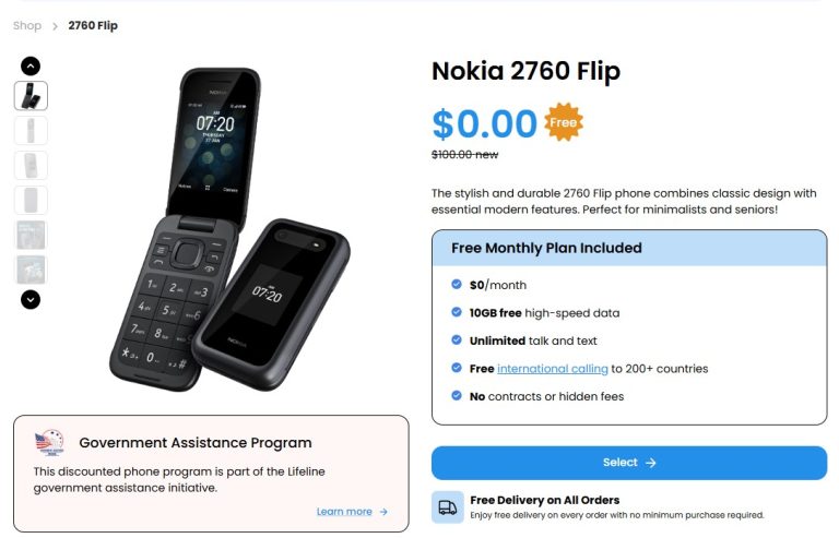 Free Flip Phone: How To Get A Free Government Flip Phone | AirTalk Wireless Blog